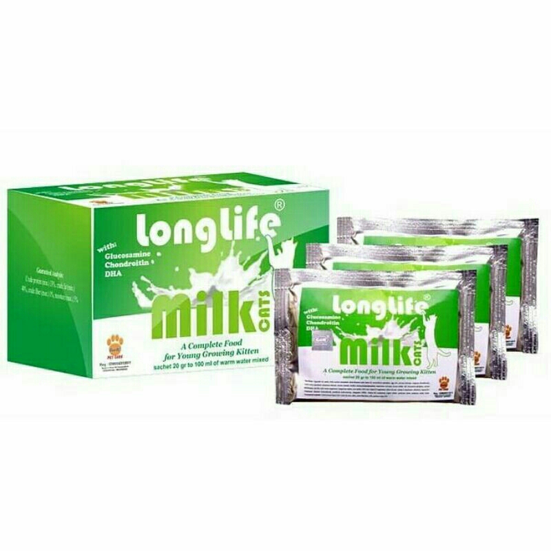 Jual LONG LIFE MILK - SUSU KUCING LING LIFE MILK ( 1 BOX ) | Shopee ...