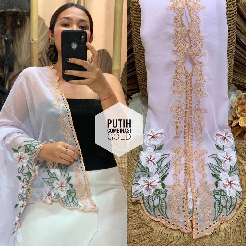 Jual WKB || kain kebaya bordir jepun || kebaya bordiran bali || kebaya bali terbaru || kain ...