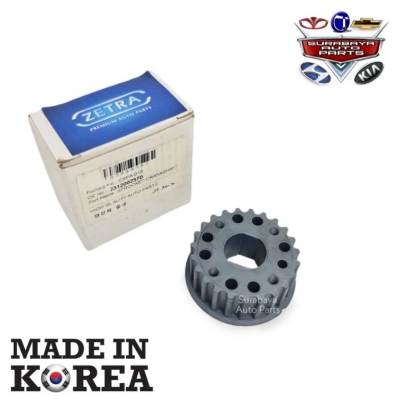 Jual Sprocket Crankshaft Hyundai Atoz Visto Gear As Kruk Timing 23120 ...
