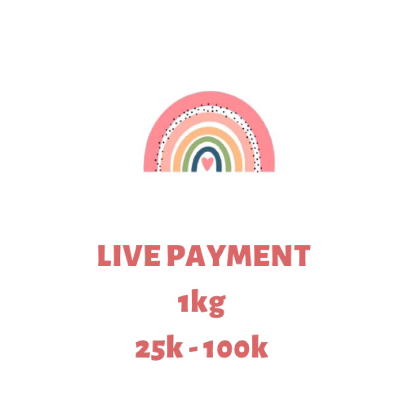 Jual LIVE PAYMENT 1 KG (25K - 100K) | Shopee Indonesia