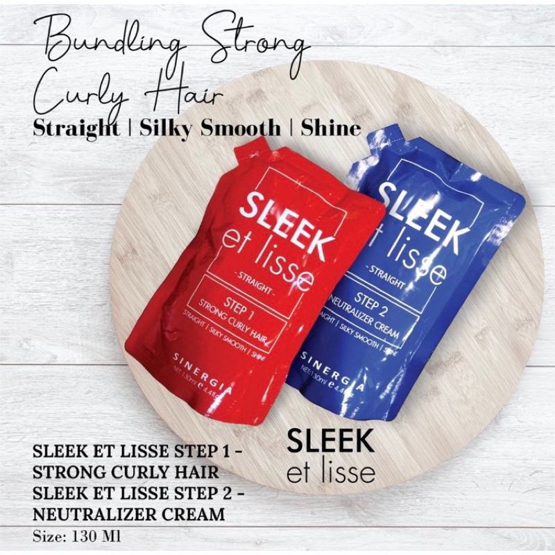 Jual Sleek et Lisse Step 1&2 Normal & Strong 2x130 ML (Cream Pelurusan ...