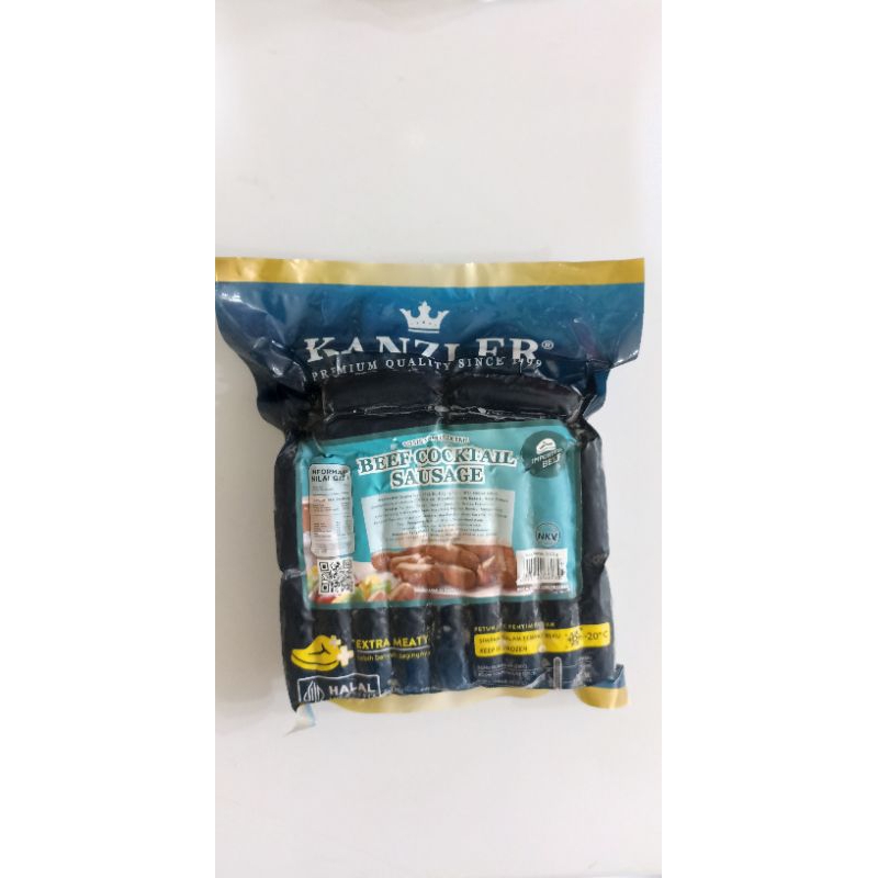 Jual sosis kanzler beef cocktail sausage /sosis mini 500gr | Shopee ...
