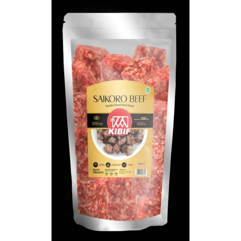 Jual Kibif Saikoro Beef Cube 500g | Shopee Indonesia