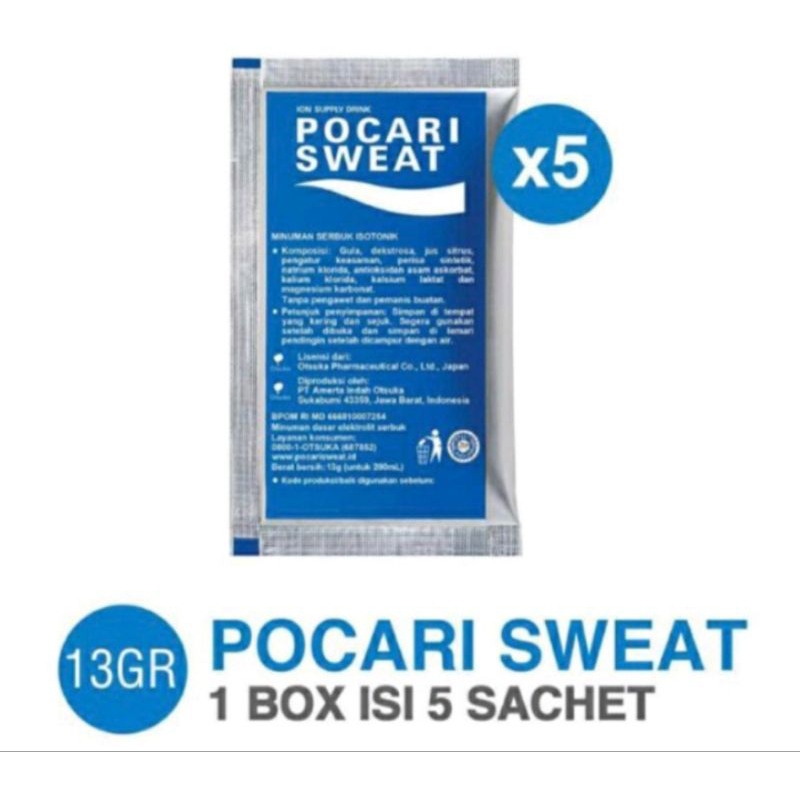 Jual Pocari Sweat Sachet 5pcs @13gr | Shopee Indonesia