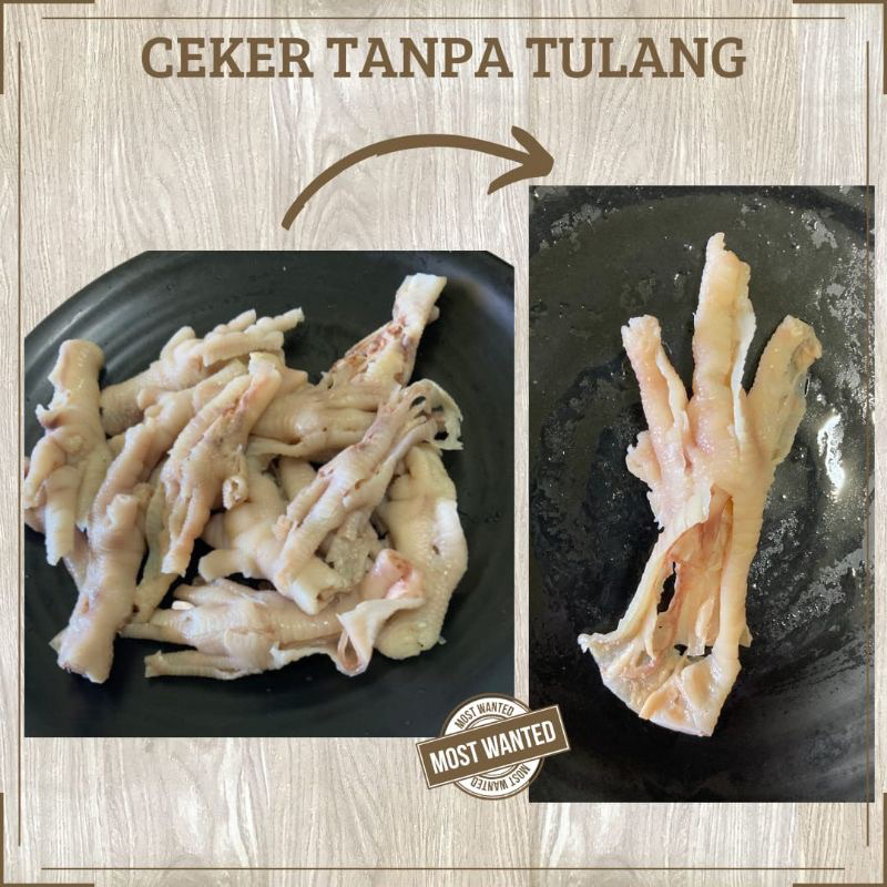Jual CEKER TANPA TULANG 200gr / 500gr CEKER AYAM Gosend Semarang ...