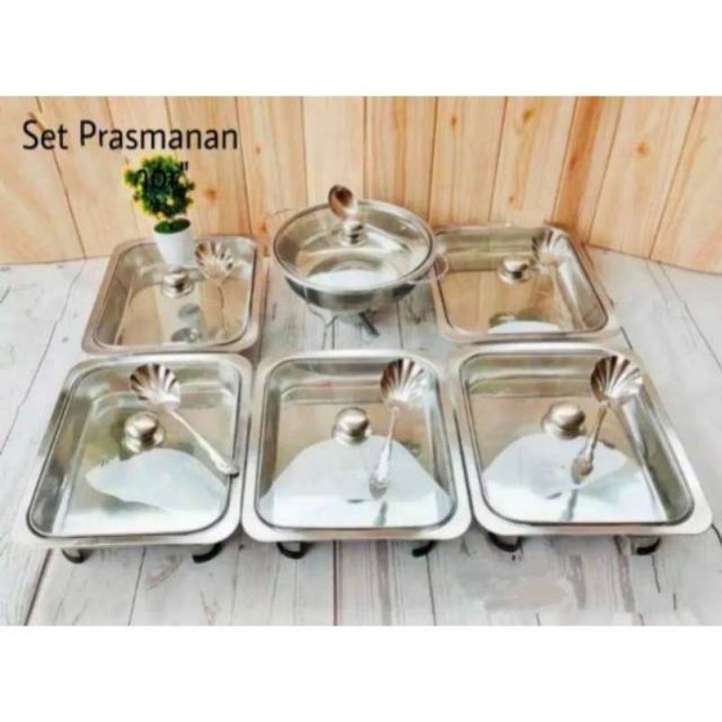 Jual prasmanan full kaca set | Shopee Indonesia
