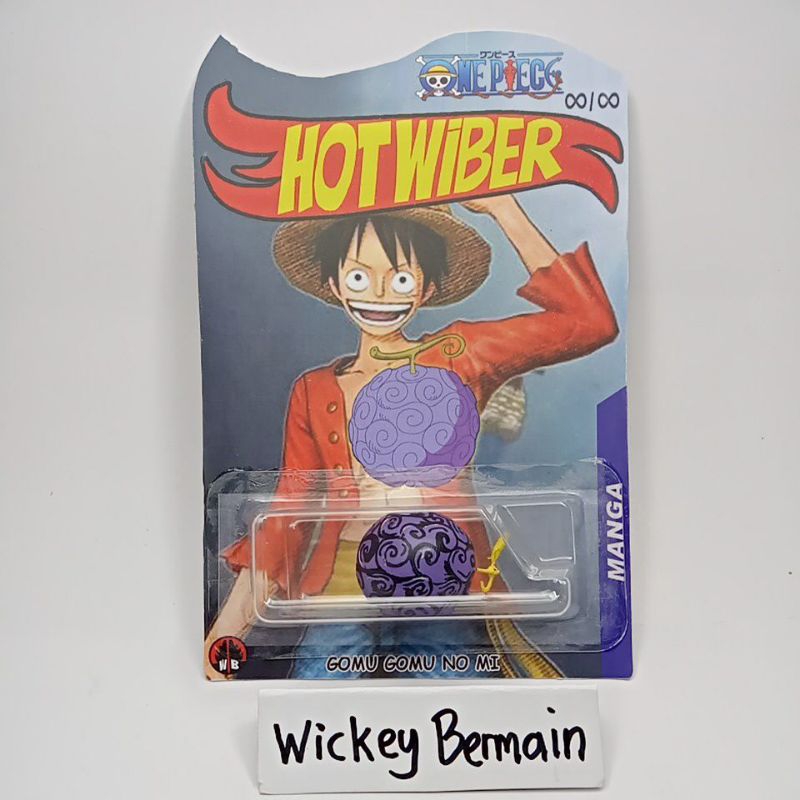 Jual Bootleg hot wheels buah setan Gomu Gomu no mi one piece | Shopee ...