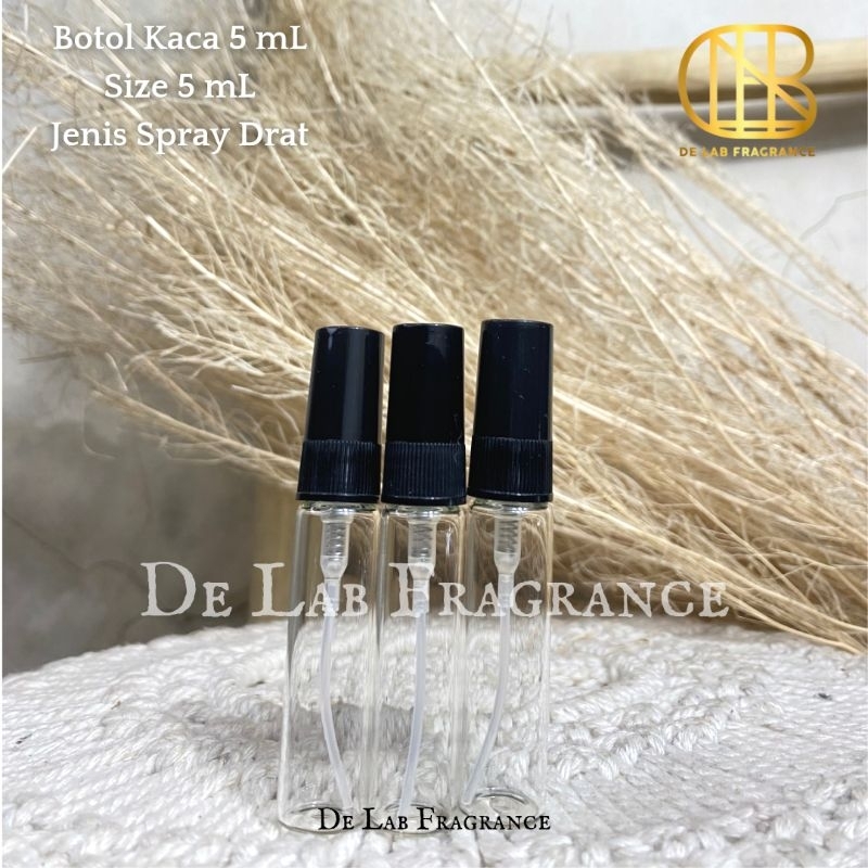 Jual botol kaca spray 5 ml/botol parfum kaca 5 ml spray/botol parfum ...