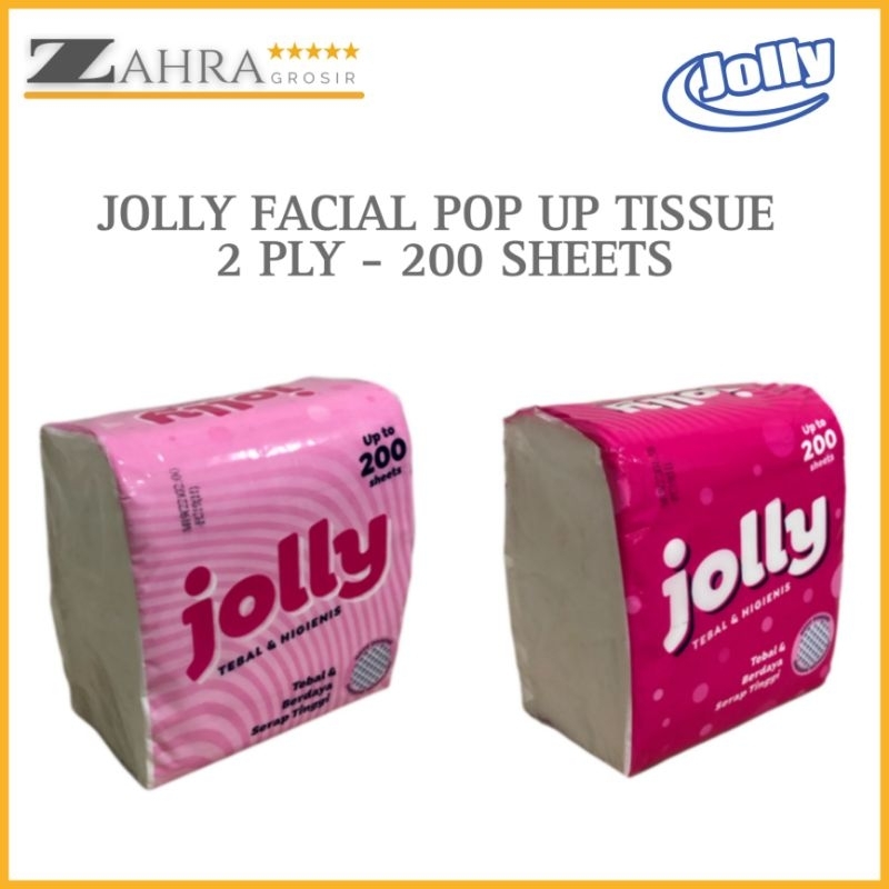 Jual Tisu tissue Joly facial Pop Up 2 Ply 200 Sheets | Shopee Indonesia