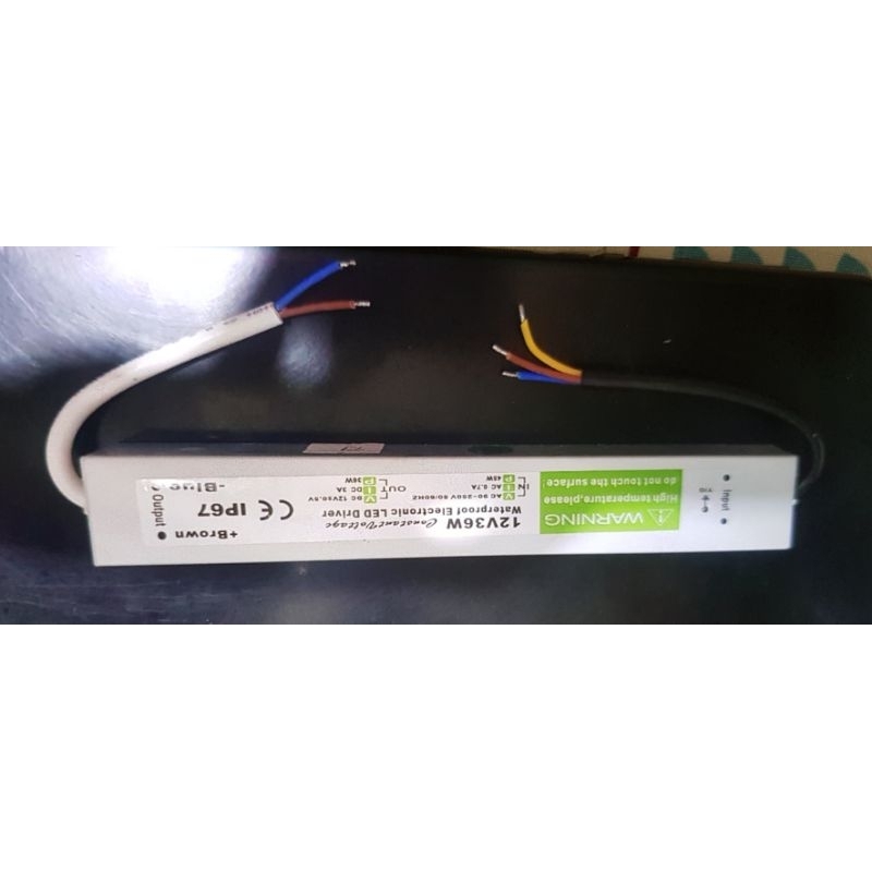 Jual Travo Power Supply LED 12V 36Watt IP67 Led Driver Waterproof ...