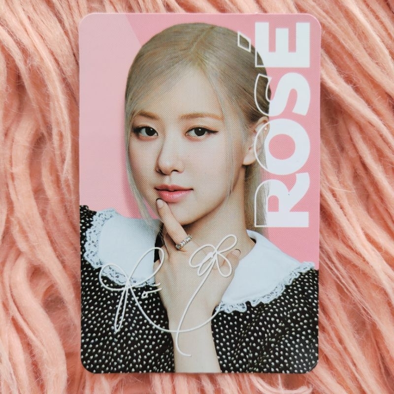 Jual Photocard Blackpink X Oreo Rose 09 | Shopee Indonesia
