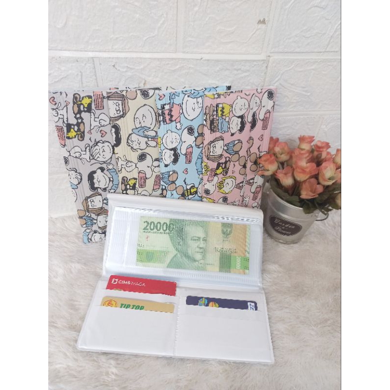Jual DOMPET KEUANGAN SNOOPY / DOMPET BUDGETING SNOOPY | Shopee Indonesia