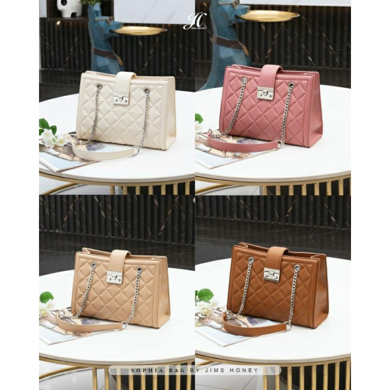Jual Tas Mewah Wanita Shelly Bag & Sophia Bag Jims Honey ( Elegan Tas ...