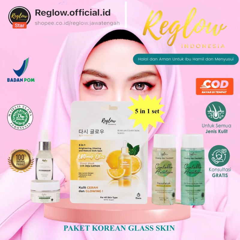 Jual LANGSUNG KIRIM REGLOW SKINCARE ORIGINAL / REGLOW GLOWING SERIES ...