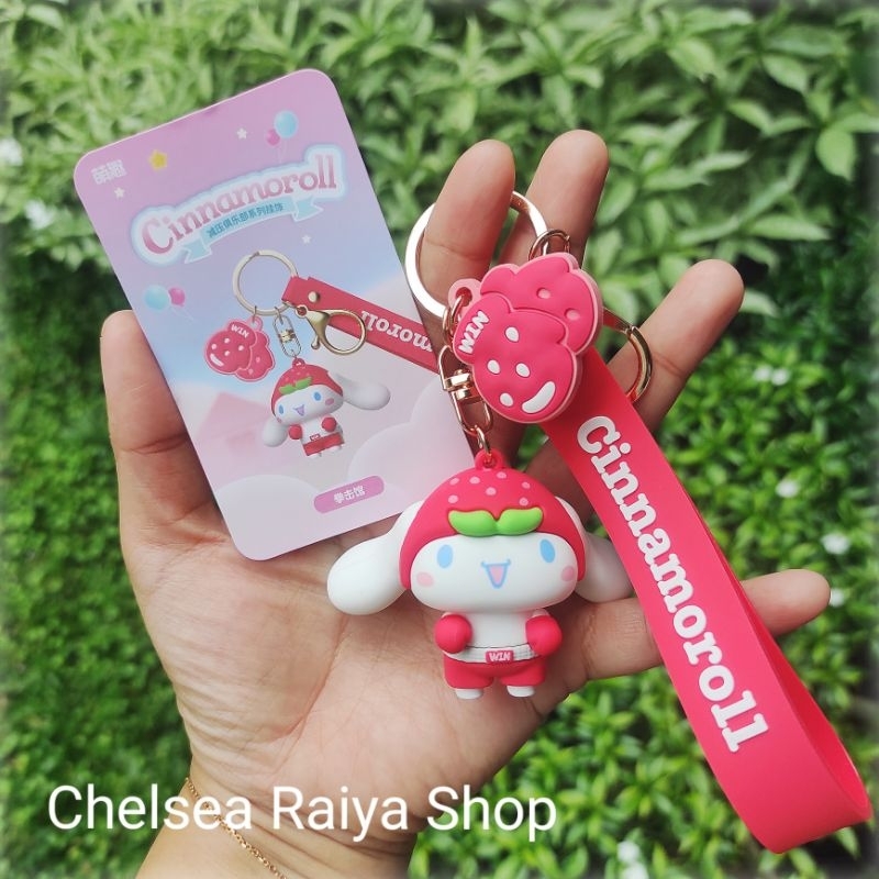 Jual Gantungan Kunci Tas Keychain Sanrio Cinnamoroll Keropi Cinamorol ...