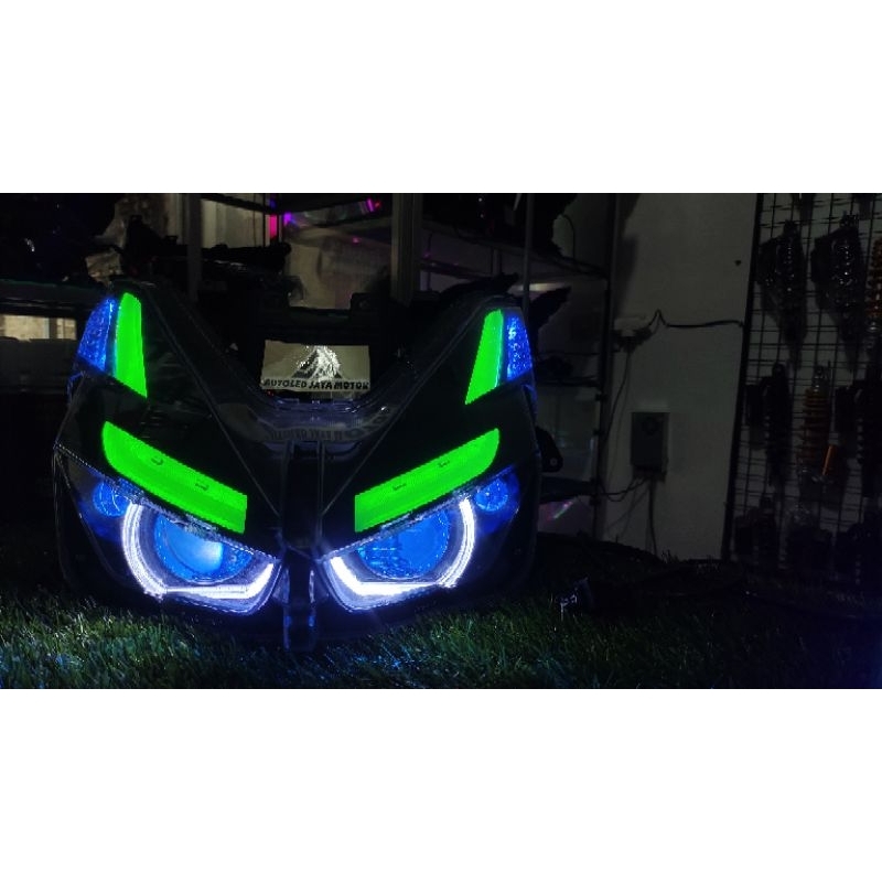 Jual PAKET HEADLEMP PROJIE BILED AES WST 2,5 VARIO 160 LENGKAP LEVELING ...