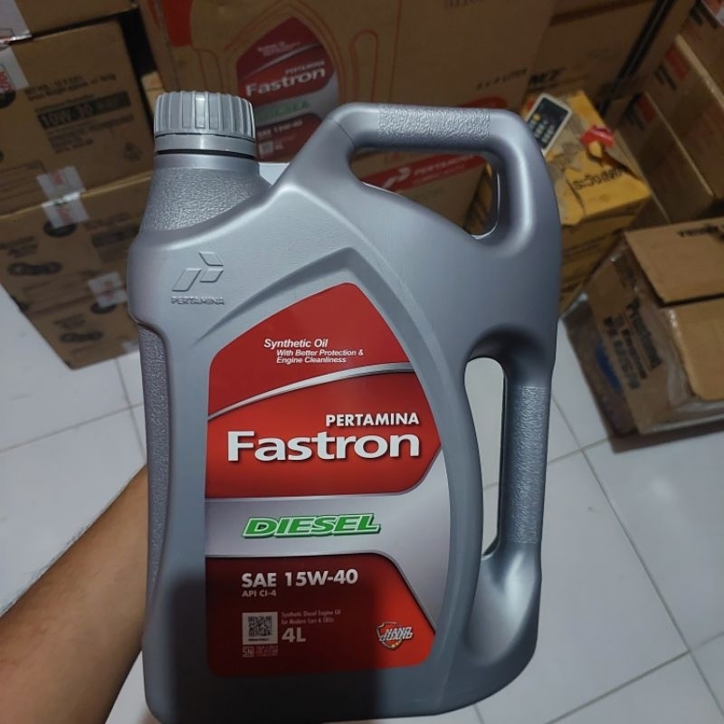Jual Oli Pertamina Fastron Diesel 15w-40 4Liter. Original | Shopee ...