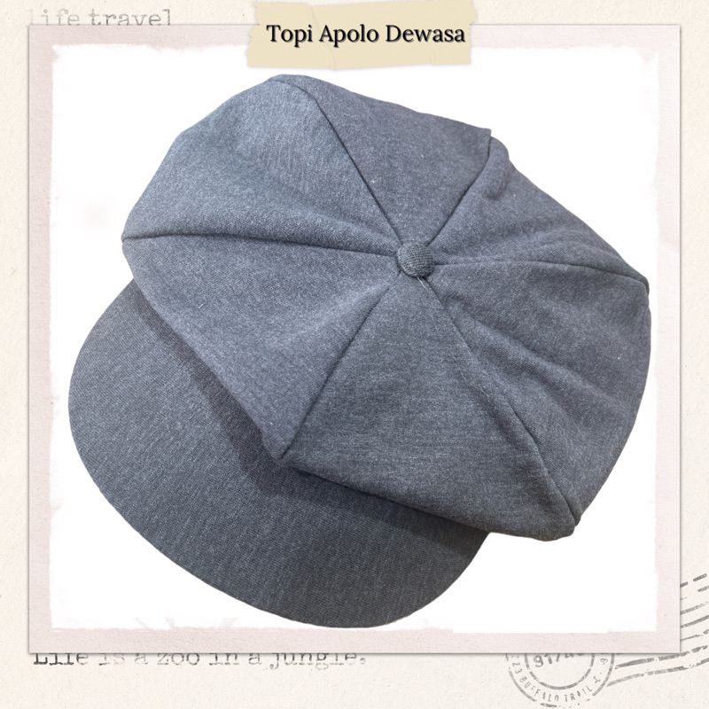 Jual Topi Apolo - Newsboy Cap - Topi Vintage Korea | Shopee Indonesia