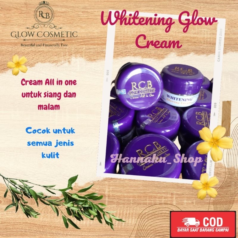Jual READY‼️ WHITENING GLOW CREAM /CREAM ALL IN ONE/DAY AND NIGHT CREAM ...