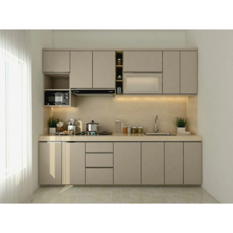 Jual Kitchen set Minimalis Kekinian surabaya sidoarjo | Shopee Indonesia
