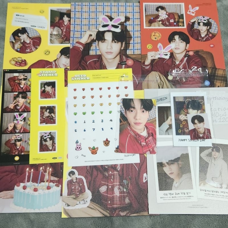 Jual [SHARING] TXT - Deco Kit 2023 Birthday Party Deco Book / Sticker set / Member set / Box ...