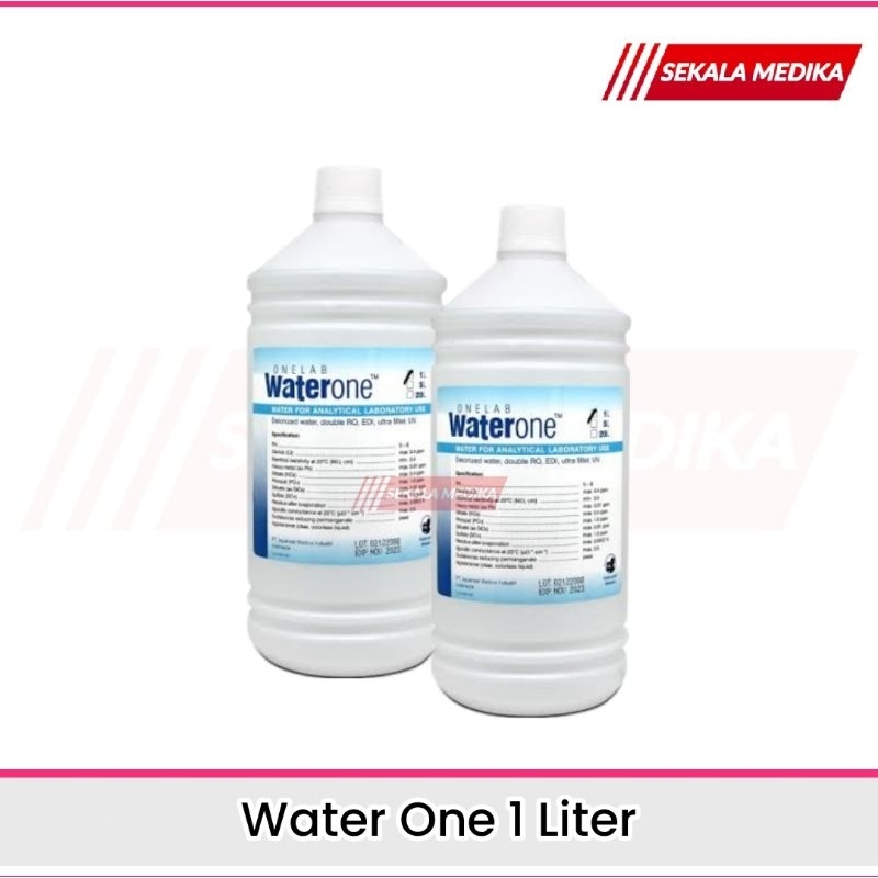 Jual Water One 1 Liter OneMed Purified Water Per Botol | Shopee Indonesia
