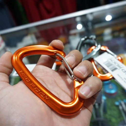 Jual carabinner madrock non screw delta alloy rope acces climbing ...