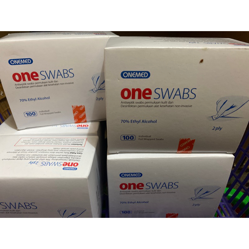 Jual Alcohol Swabs one Swab isi 100 pcs termurah | Shopee Indonesia