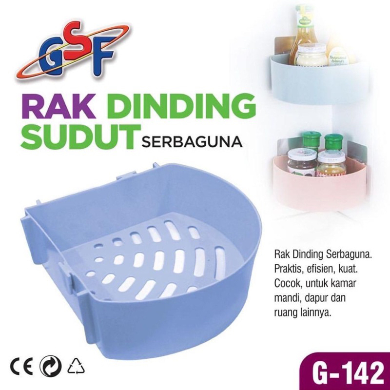 Jual Rak Kamar Mandi Tempat Sabun Rak Sudut Segitiga GSF 142 Rak ...