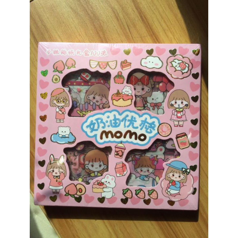 Jual MOMO Sticker pack (10,20,50 lembar/pack) | Shopee Indonesia