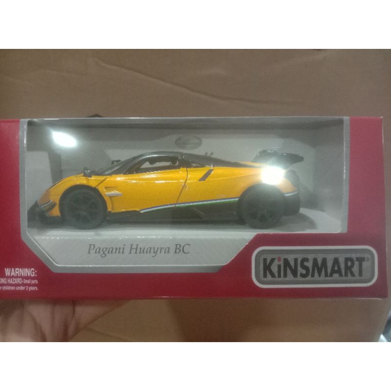 Jual Diecast Kinsmart 1/36 Mobil Pagani Huayra gambar print mainan anak ...