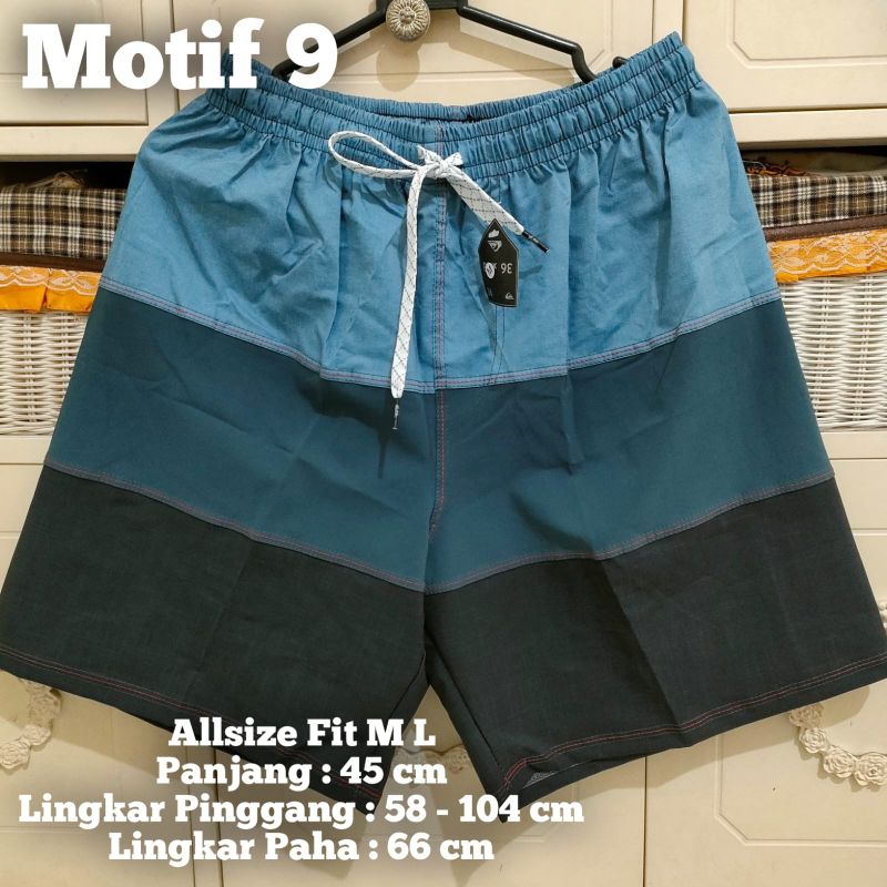 Jual ( muat di XL L M ) boardshort surfing celana pendek pantai pria kolor boxer surfing hawai ...