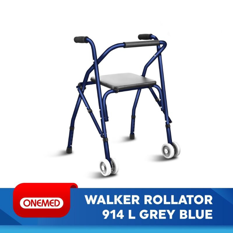 Jual Rollator Walker Onemed 914L Alat Bantu Jalan Dengan Roda | Shopee ...