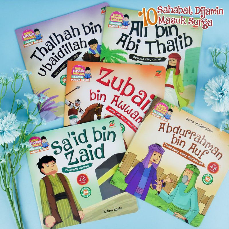 Jual Seri 10 Sahabat Dijamin Masuk Surga - Buku Anak Muslim - Ziyad Books | Shopee Indonesia