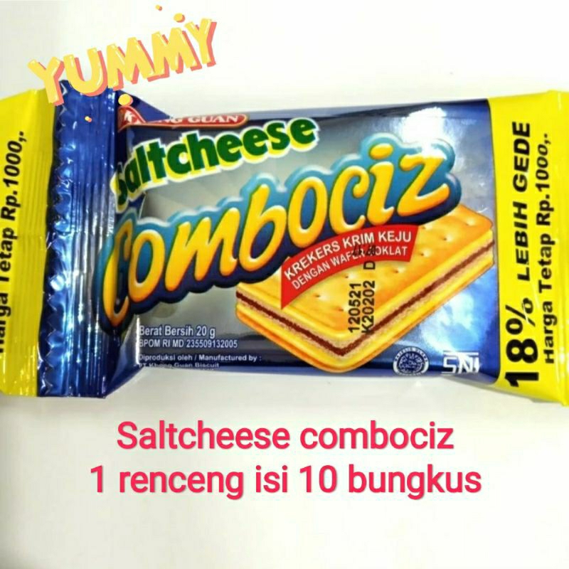 Jual saltcheese combociz isi 10 sachet | biskuit khung guan | Shopee ...