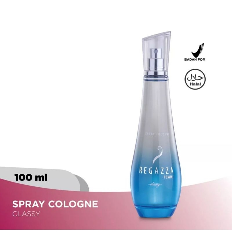 Jual REGAZZA SPRAY COLOGNE 100ML/parfum regazza 100ml | Shopee Indonesia