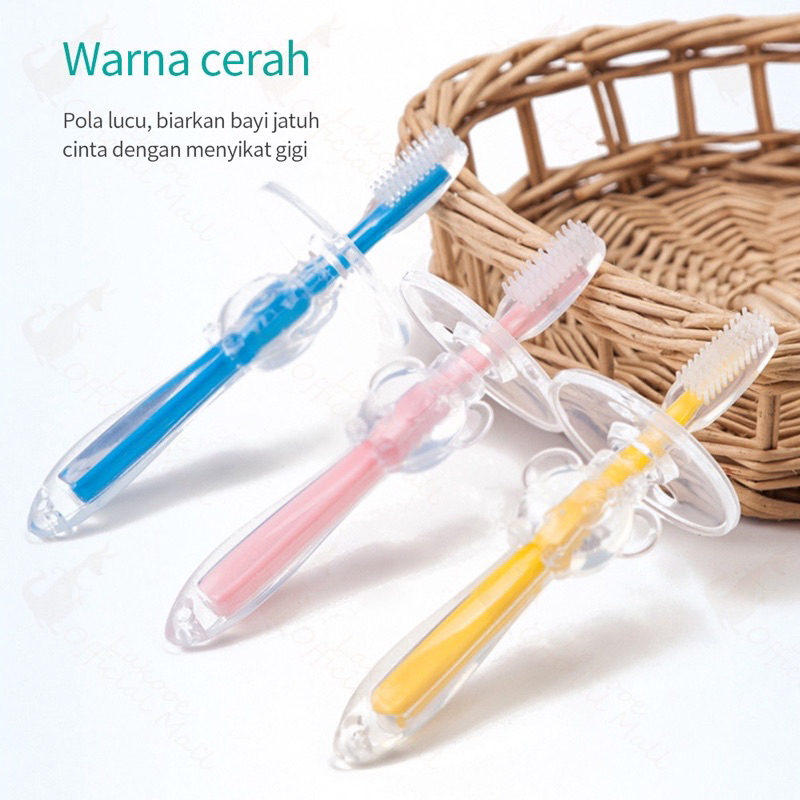 Jual Sikat Gigi bayi anak silicon Oral cleaner baby BPA Free Toothbrush ...