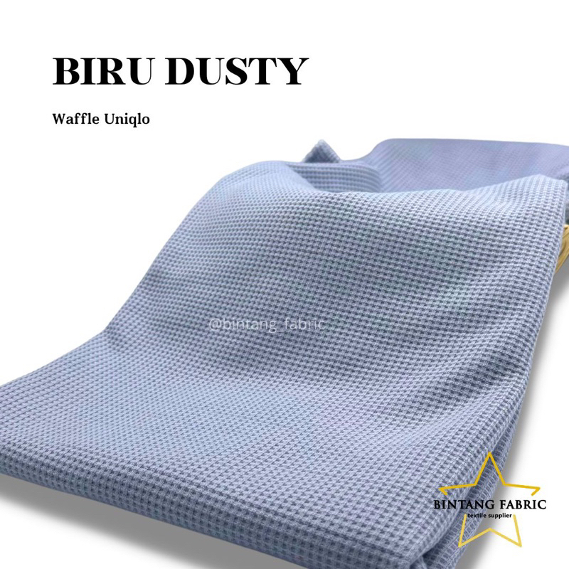 Jual Bahan Kain Knit Waffle Uniqlo Premium Spandex per 0,5 kg | Shopee ...