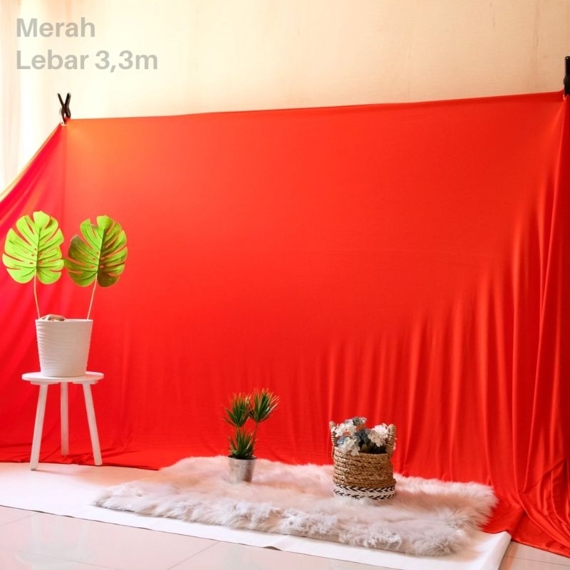Jual KAIN BACKDROP MERAH KAIN FOTO KAIN MERAH KAIN MERAH WEDDING KAIN ...