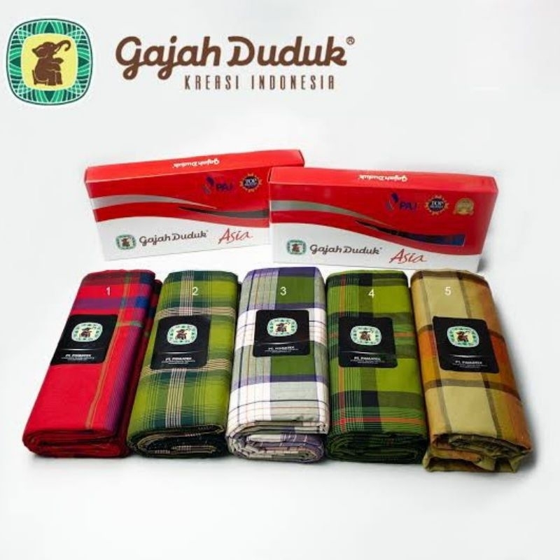 Jual Sarung Tenun Gajah Duduk Asia Dewasa ( 100 % ORIGINAL GAJAH DUDUK ) | Shopee Indonesia