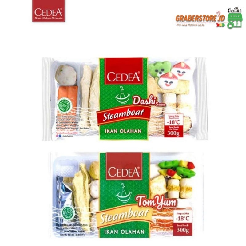Jual CEDEA STEAMBOAT 300GR / VARIAN DASHI / TOMYAM STEAMBOAT SET SHABU ...