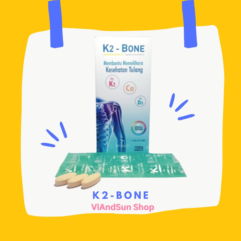Jual K2 Bone - Kesehatan Tulang - Calcium - Vitamin Tulang K2 Calcium ...