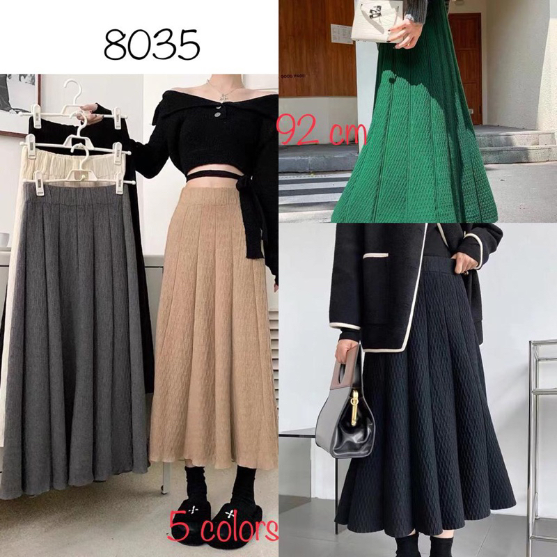 Jual Rok Rajut Import, Premium, Ukuran Panjang, Bahan Halus & Tebal ...