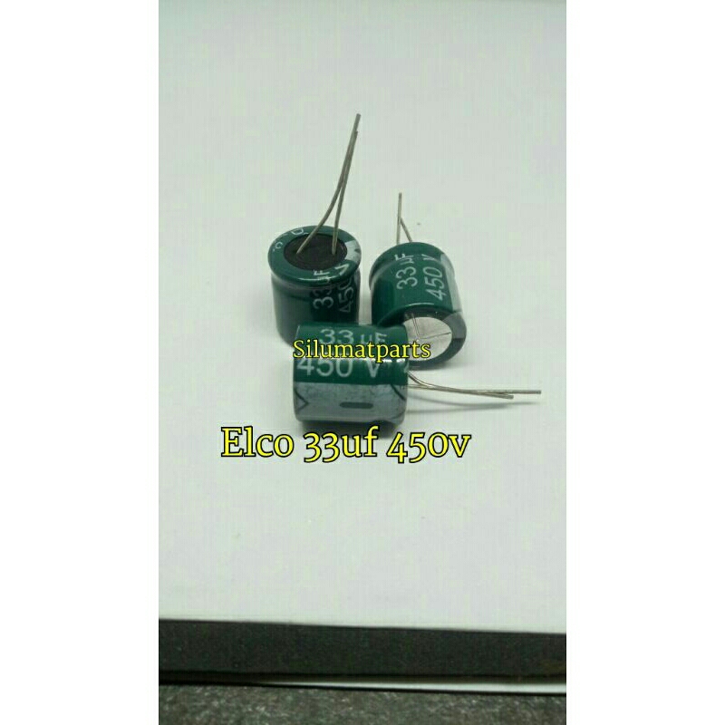Jual Elco 33uf 450v / Elko 33uf 450 volt / Capasitor Kapasitor 450v 33uf | Shopee Indonesia