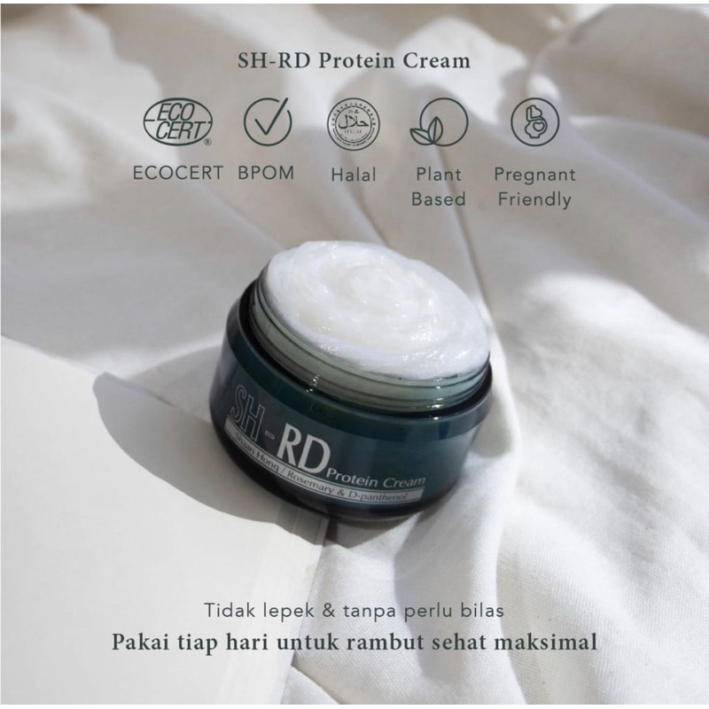Jual SHRD PROTEIN CREAM 10 ml dan 50ml | Perawatan Rambut Kering ...