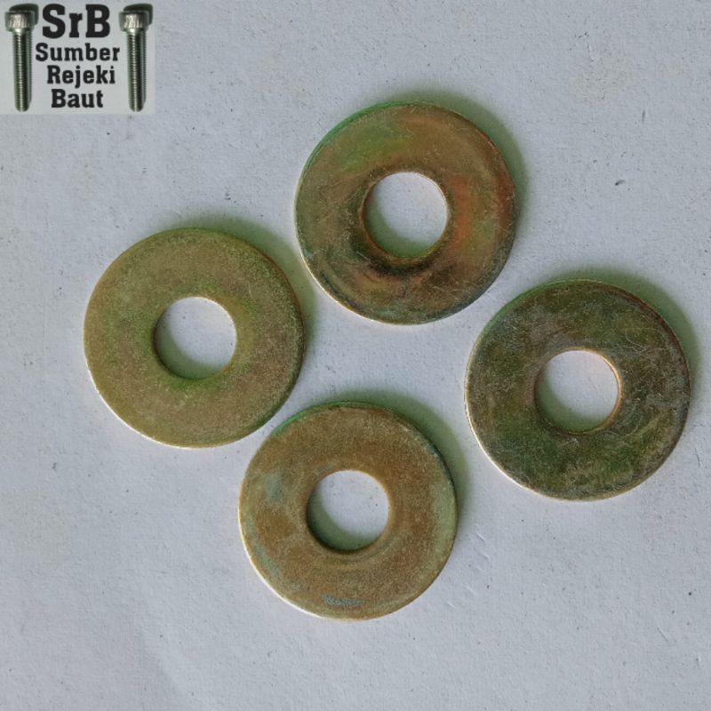 Jual Ring plat besi m6 x 16 paket 100pcs | Shopee Indonesia