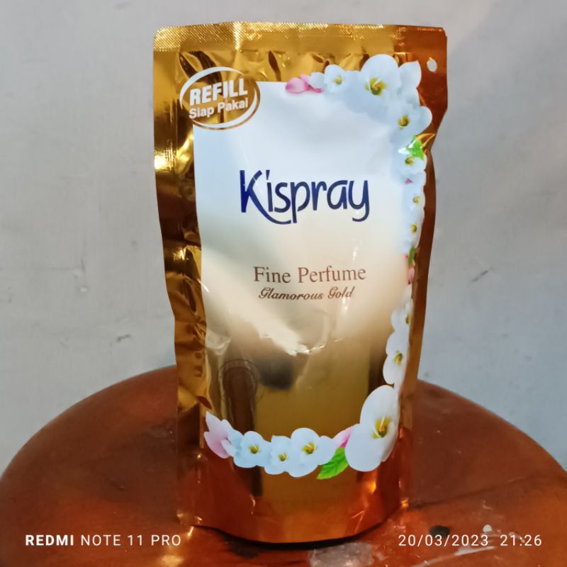 Jual Kispray 280 ml Fine Perfume Glamorous Gold | Shopee Indonesia
