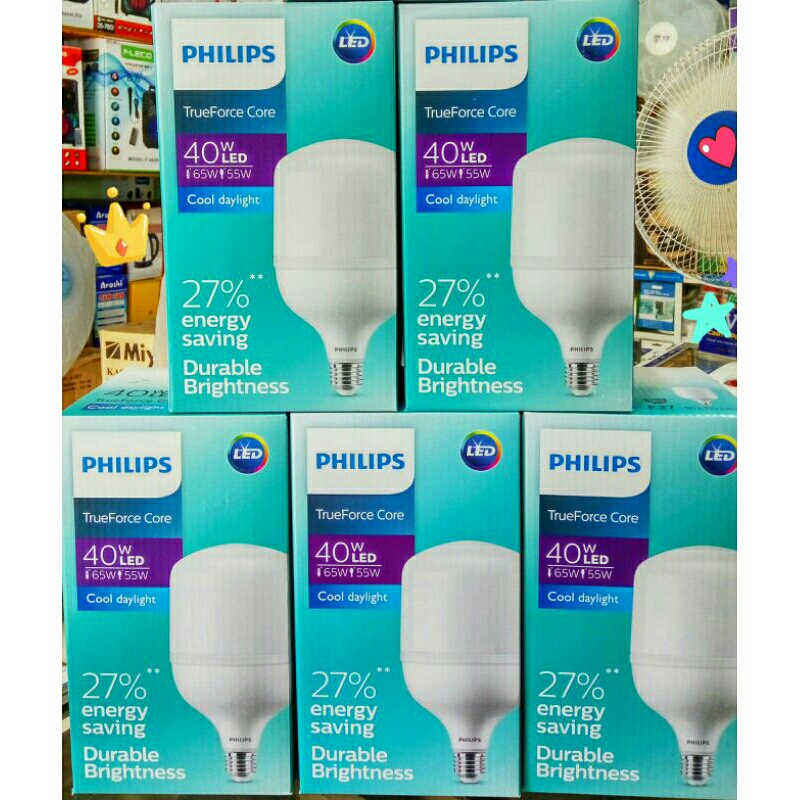 Jual LAMPU LED 40 WATT PHILIPS TrueForce Core cahaya putih | Shopee Indonesia