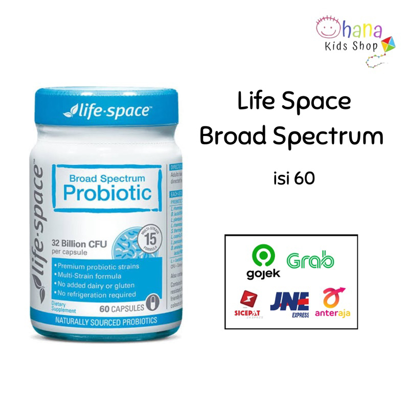 Jual life space broad spectrum probiotic 60 capsules lifespace adult | Shopee Indonesia