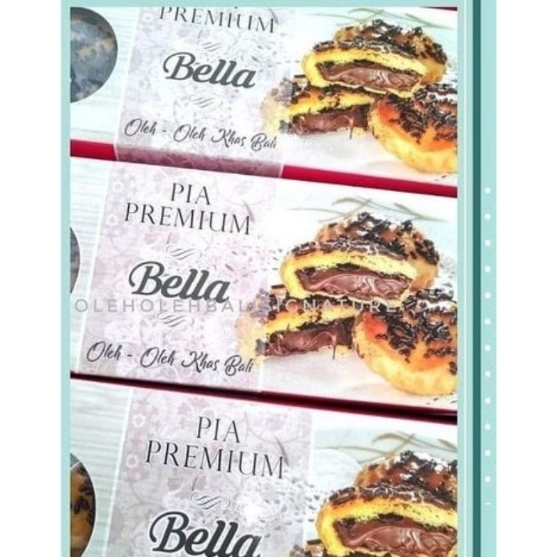 Jual Pia Premium Bella 1box isi 6pcs rasa coklat Oleh Oleh Khas Bali ...